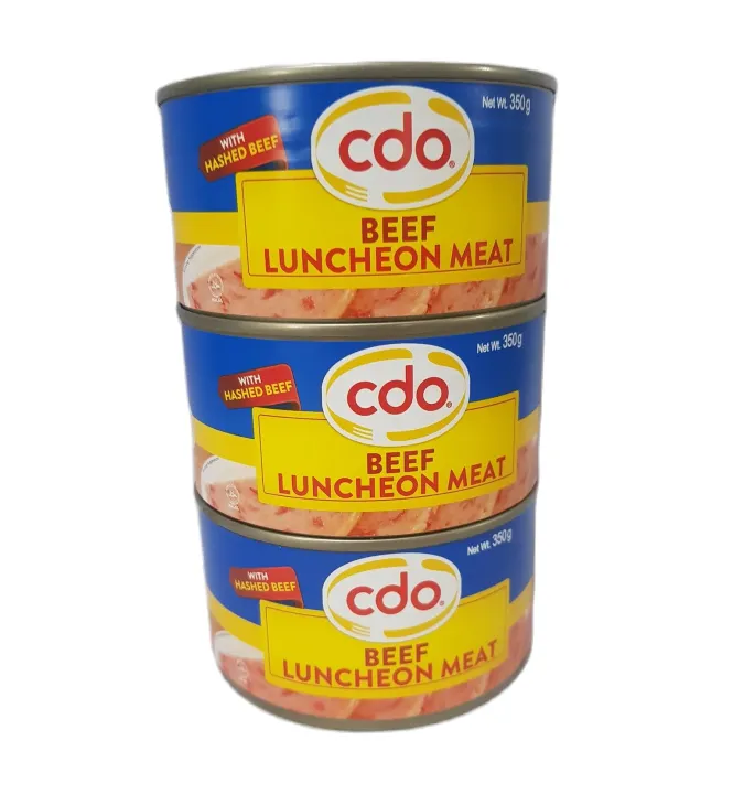 CDO Beef Flavor Luncheon Meat (pack of 3 cans x 350 grams) | Lazada PH