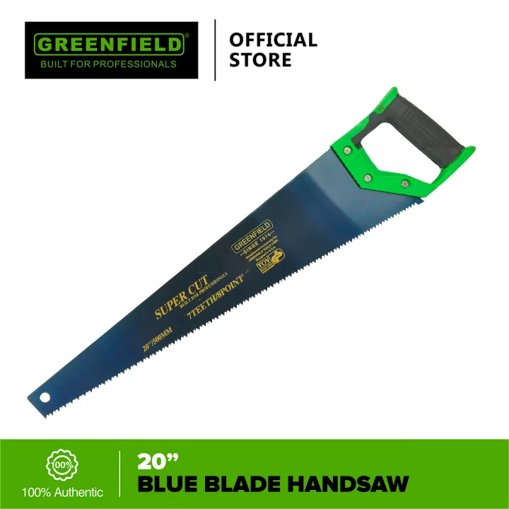 Greenfield Plastic Handle Blue Blade Handsaw 20" | Lazada PH