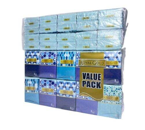 [Ready Stock] Royal Gold Tissue Hanky Packs - 3PLY | Lazada
