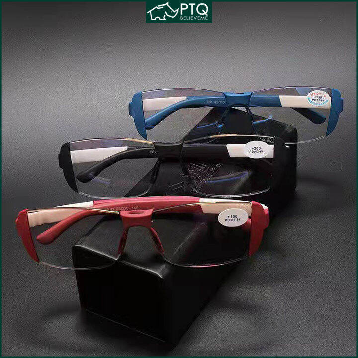 Bifocal Reading Glasses Far and Near Dual Use Anti-Blue Light Anti ...
