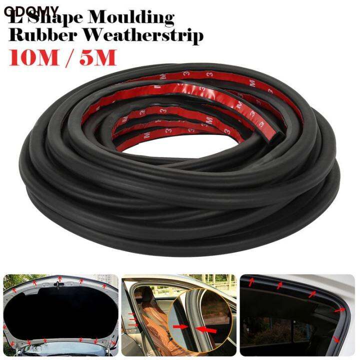 5M L Shape Car Door Edge Trim Moulding Seal Strip Rubber Weatherstrip ...