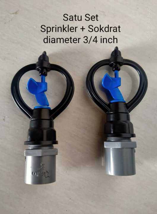 Sprinkler Air Taman 3/4" PVC Model Kupu-Kupu Sprinkle + sokdrat Alat ...