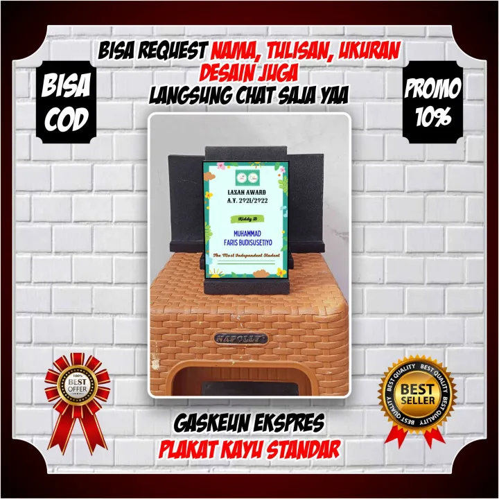 Plakat Wisuda TK + Box Piala Wisuda Anak TK Plakat Kenang Kenangan ...
