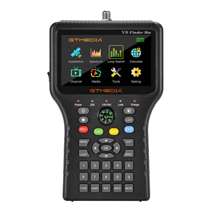 GTMEDIA V8 Finder Max Satellite Signal Finder DVB-S/S2/S2X H.264/H.265 ...
