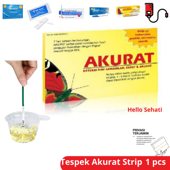 Tespek Akurat Test Kehamilan Strip Tes pack Tespack KehamilaNm Alat Uji ...
