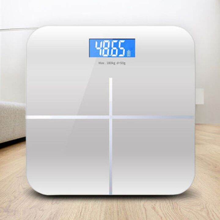 Body Scale Glass Smart Electronic Scales Lcd Display Body Weighing Home