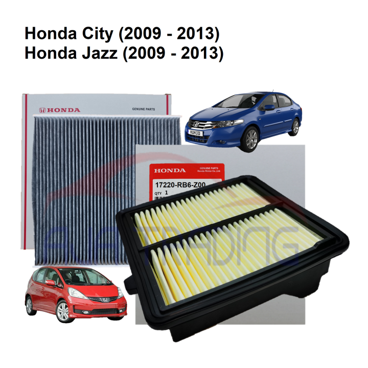 Combo Air Filter and Charcoal Cabin Filter for Honda City (2009 - 2013 ...