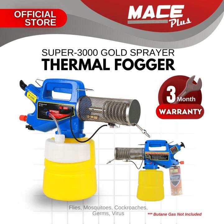 Super-3000 Gold Fogging Sprayer Mosquito Screen Thermal Fogger Mini Fog ...