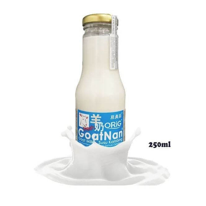 Orig Fresh GoatNan Goat Milk Susu Kambing 250ml 原眞莊羊奶 | Lazada