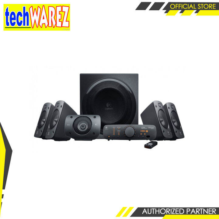 Logitech Z906 Speakers - 1000W Peak / 500W RMS 5.1 Surround Sound ...