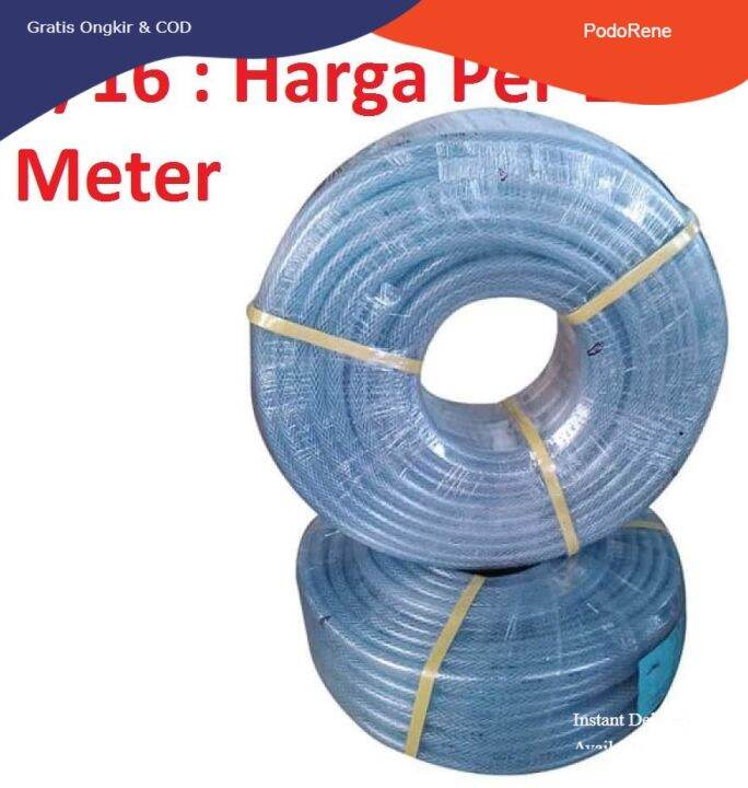 Selang Air Benang Ukuran 5/16 Untuk Dinamo Pump - Per Meter | Lazada ...