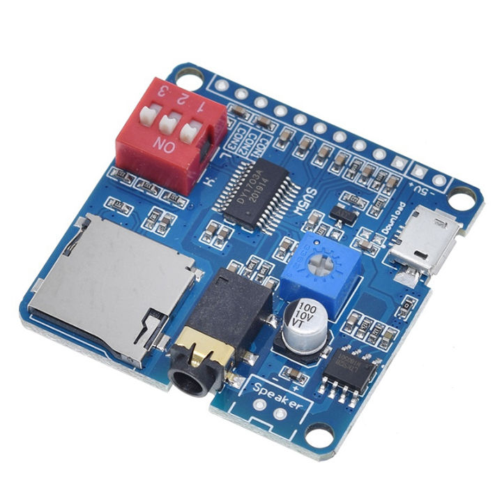 DY-SV5W Voice Playback Module Board MP3 Music Player 5W MP3 Playback ...