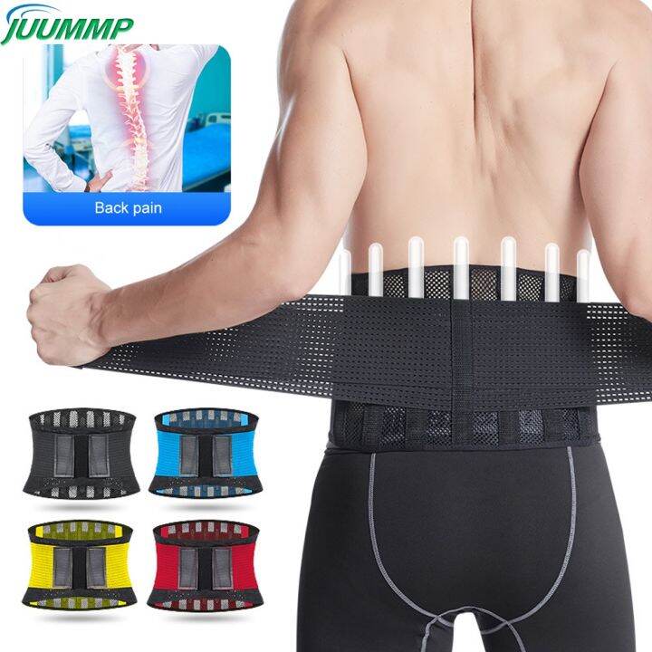 JUUMMP Back Brace Lumbar Support Belt Lower Pain Relief Band for ...