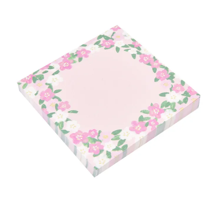 Bangqi 100 แผ่น Spring Garden Series Memo Pad สมุดจดบันทึก Sticky Notes ...