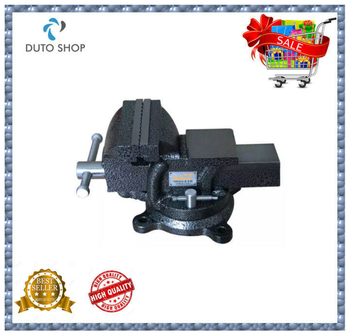 Eto bàn nguội Asaki AK667 4 inch độ mở 100mm - Ê tô 4 inch Asaki - Etô ...
