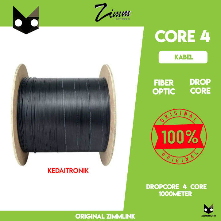 Zimmlink Kabel Fiber Optik Dropcore 4 Core 3 Seling 1000M High Quality ...