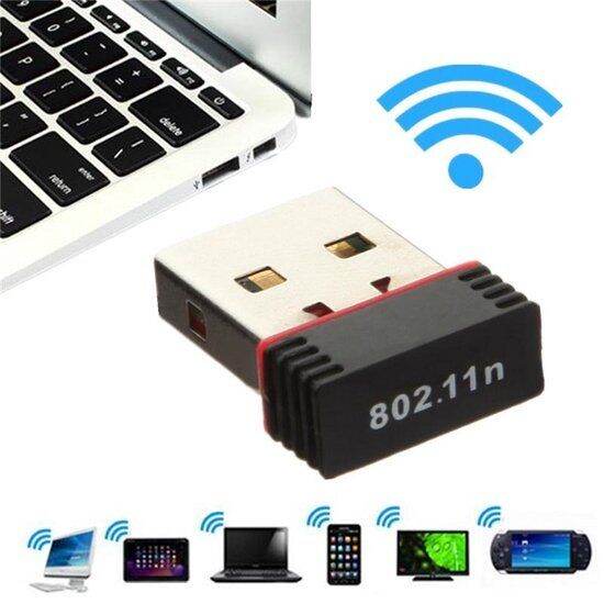 Mini Wifi Dongle 802.11N Wireless 2.4GHz USB Adapter 300Mbps for pc ...
