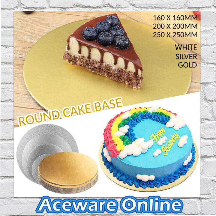 ROUND CAKE PAPER CAKE BOARD CAKE BASE Cake Mat Cake Cardboard Base ...