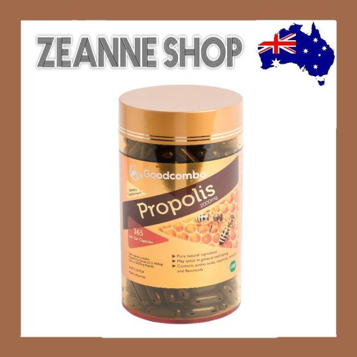 [Pre Order] Goodcombo Propolis 2000mg ( 365 Capsules )(Made in ...