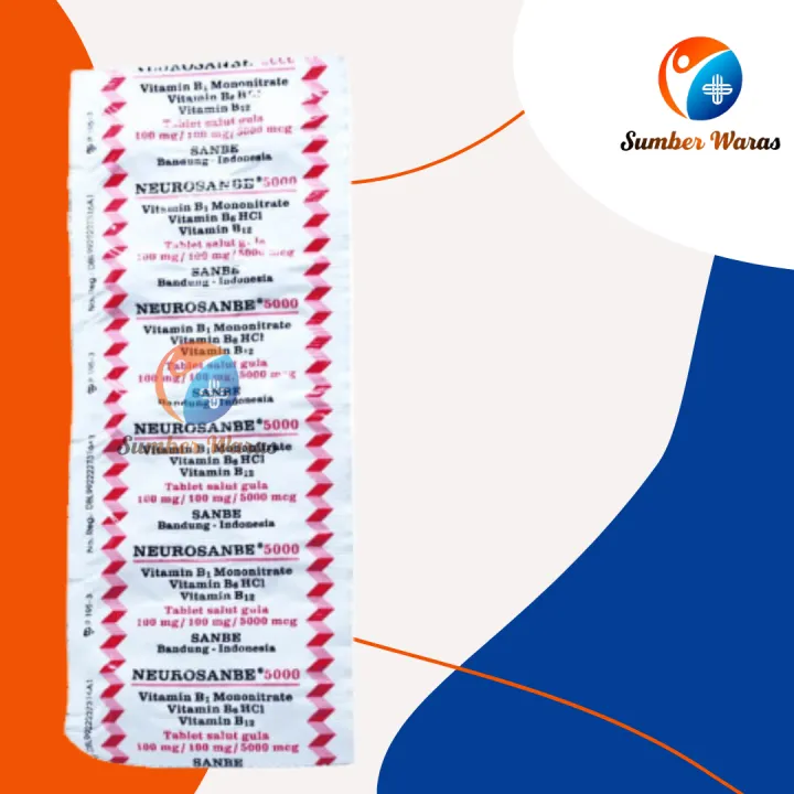 NEUROSANBE 5000 STRIP 10 TABLET | Lazada Indonesia