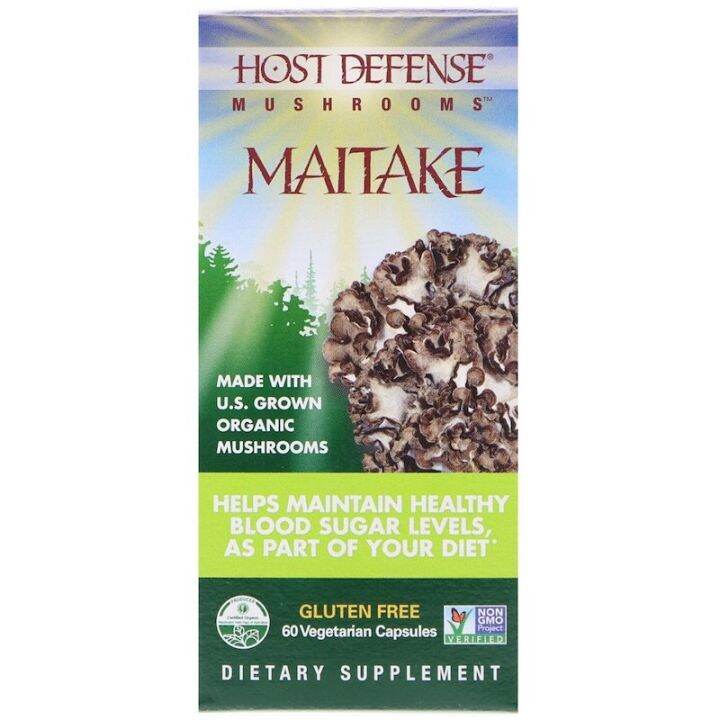 Organic Maitake, 60 Vegetarian Capsules | Lazada PH