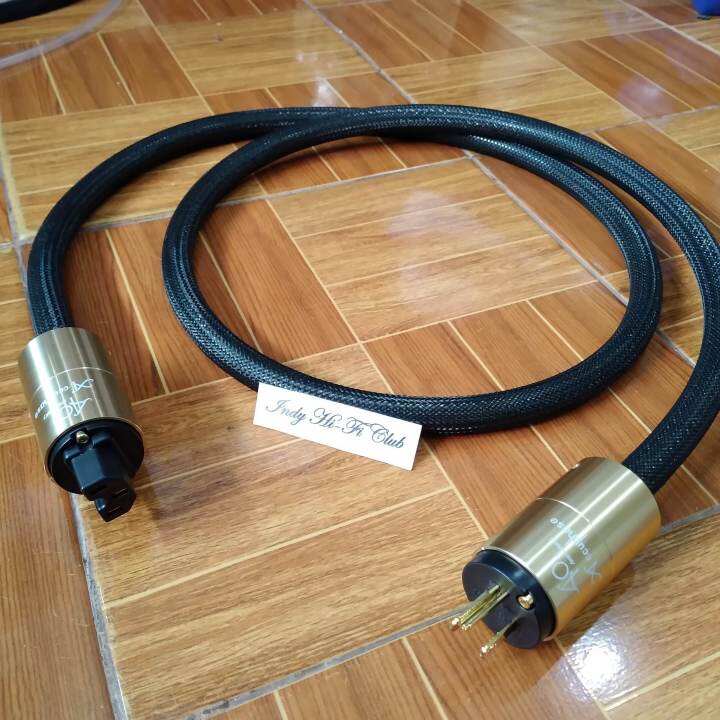 สายไฟ Monster Cable PowerLine 400 มีชิลด์ถักหุ้มตลอดเส้น หัวท้าย Accuphase ชุบทองและชุบโรเดียม ...