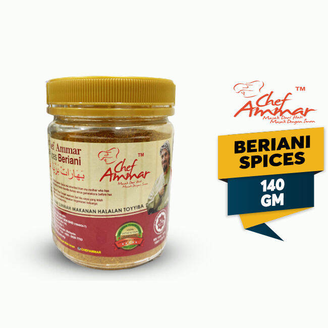 CHEF AMMAR BERIANI SPICES MIX (NASI ARAB/ NASI BIRYANI) 140 GM | Lazada
