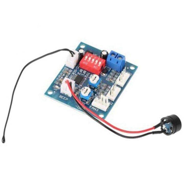 DC 12V 4 Wire High-Temp Fan Temperature Control Speed Controller CPU ...