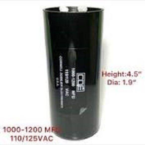 1000-1200 UF 110/125VAC STARTING CAPACITOR | Lazada PH