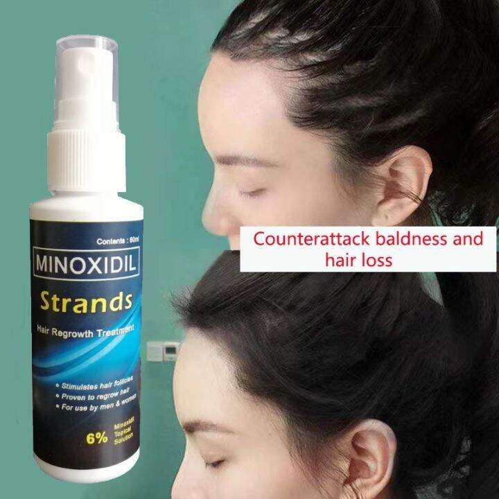 Strands 6 Minoxidil/TRINOXX Minoxidil 6 Topical Solution for Men and ...