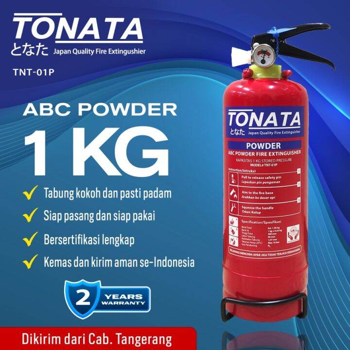 APAR 1 KG TONATA / ABC Powder 1 KG / Set Komplit | Lazada Indonesia