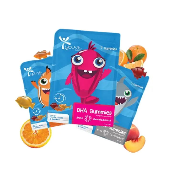 Youvit Dha Gummies Assorted Kids 7's | Lazada
