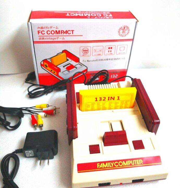 FC COMPACT/ตลับ/famicom/family /แฟมิลี่/เครื่องเล่นวีดีโอเกม 8บิต พร้อม ...