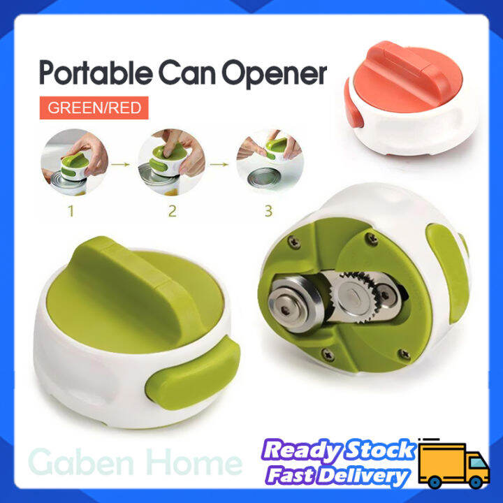 Compact Can Opener Manual Easy Twist Release Bottle Safety Opener Hand ...