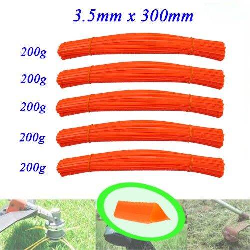 Heavy Duty Triangle 💎 Shape Nylon Grass Trimmer Line / Tali Mesin Rumput TRIANGLE GRASS CUTTER ...