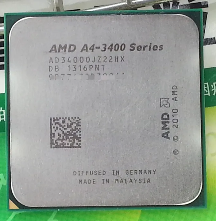AMD A-Series A4 3400 A4-3400 2.7GHz 65W Dual-Core CPU Processor AD3400OJZ22HX Socket FM1 | Lazada PH