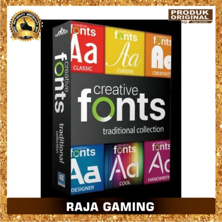Raja Gaming - Summitsoft Creative Fonts Collection Aplikasi Kumpulan ...