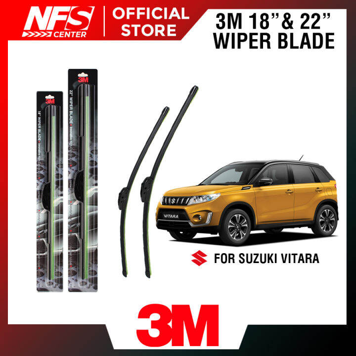 3M Auto Original Frameless Wiper Blade Bundle Set 18" & 22" for Suzuki ...