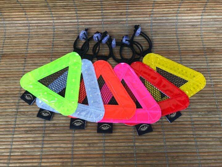 Safety Reflective Triangle for Bikes / Safety Triangle / Reflector ...