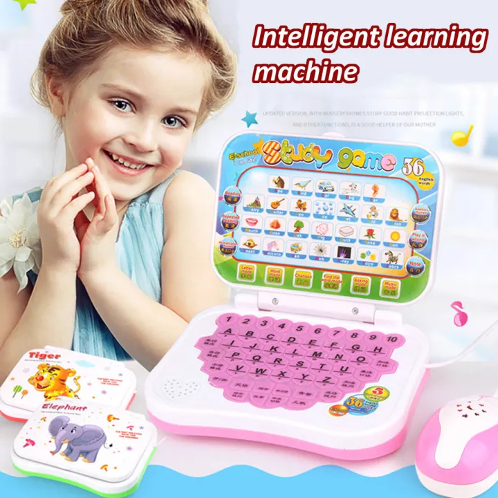 Kids Toys Laptop English Learning Computer Toy For Boy Baby Girl ...