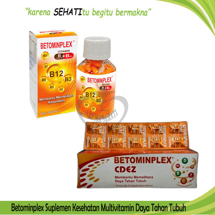 Betominplex Kesehatan Multivitamin Daya Tahan Tubuh | Lazada Indonesia