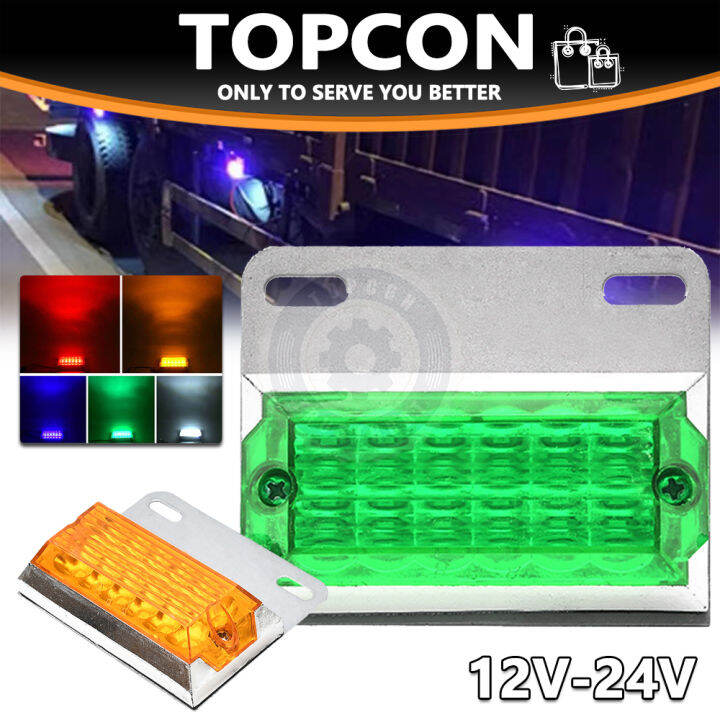 Topcon Side Marker Led Light For Truck Car 12v 24v Steering Indicator ...