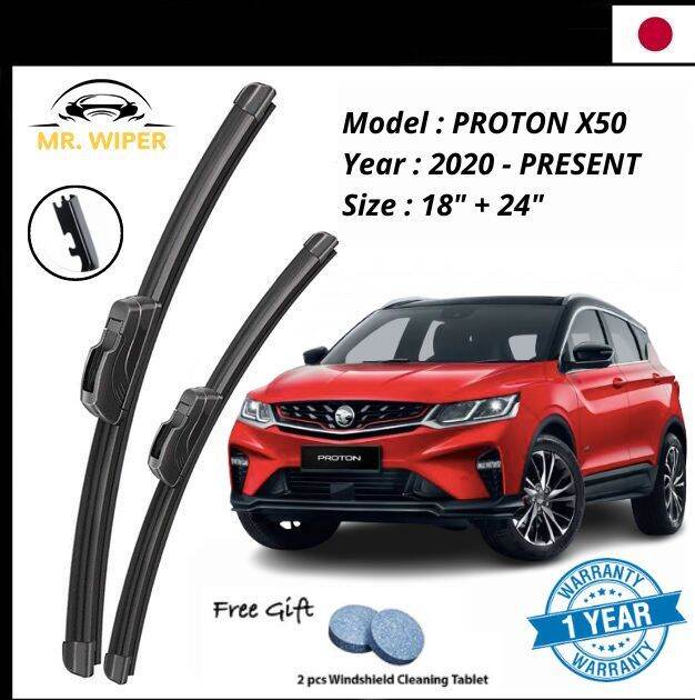🔥MR WIPER🔥 PROTON X50 (2020-Present) MR WIPER JAPAN TECHNOLOGY WIPER ...