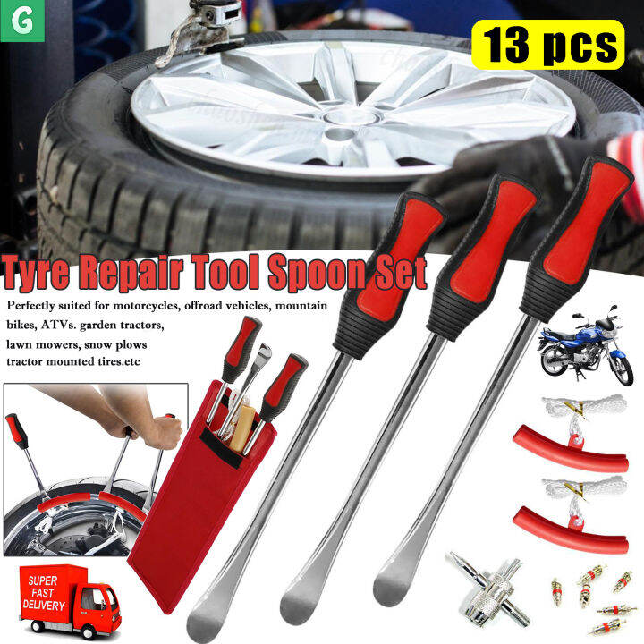 [GGJJ]Tire Iron Protectors Motorcycle ล้อเปลี่ยนยาง LEVER เครื่องมือ ...
