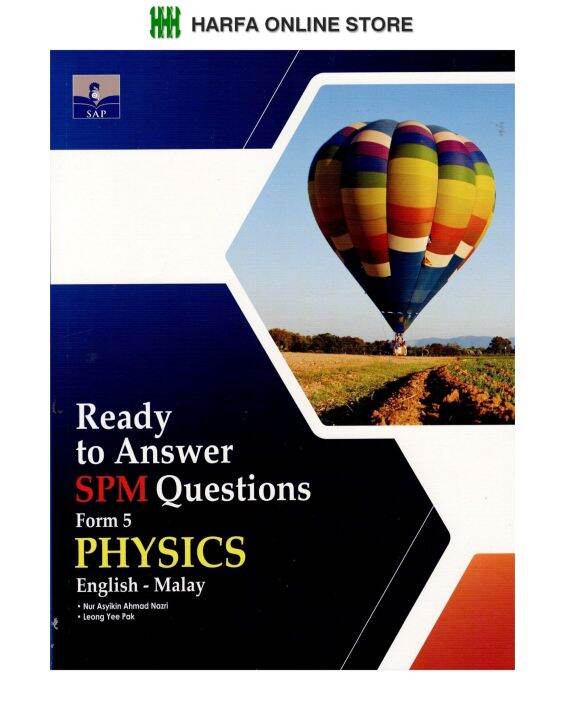 Buku Rujukan : Ready To Answer UASA Questions Physics Form 5 ( English ...