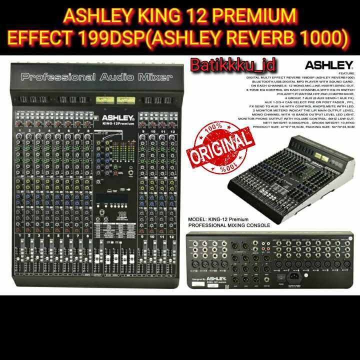 [ORIGINAL] MIXER ASHLEY KING 12 PREMIUM KING12 PREMIUM 12CH ORIGINAL ...