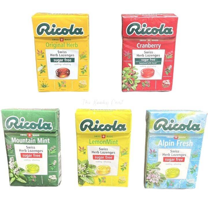 Ricola Sugar Free Herb Lozenges Candy Swiss Made | Lazada PH