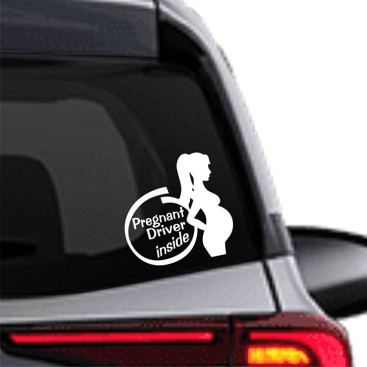 Cutting Stiker Ibu Hamil Pregnant Driver Inside | Lazada Indonesia