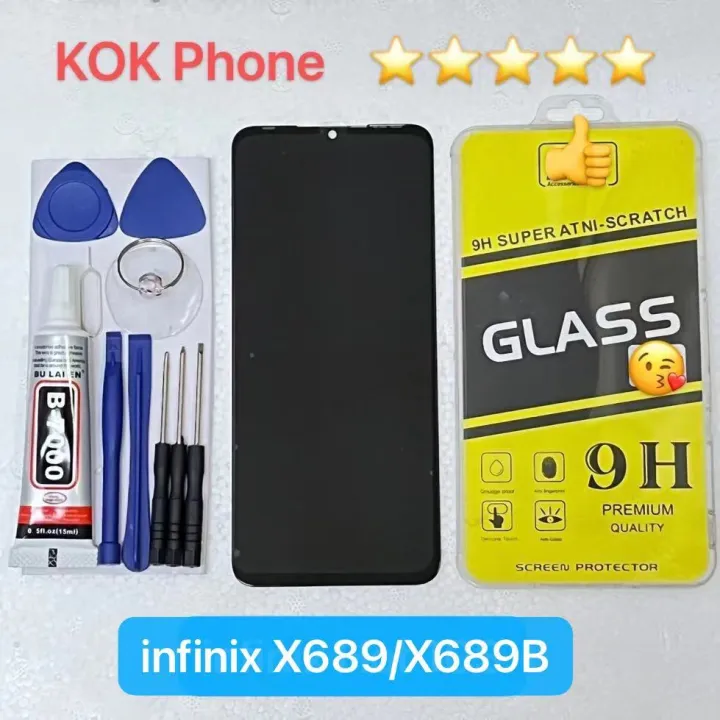 ชุดหน้าจอ infinix X689/X689B แถมฟิล์มพร้อมชุดไขควง | Lazada.co.th
