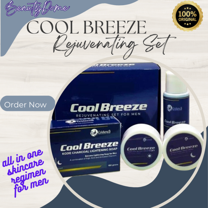 ORIGINAL COOL BREEZE Rejuvenating Facial Set For Men - ORIGINAL Sun ...